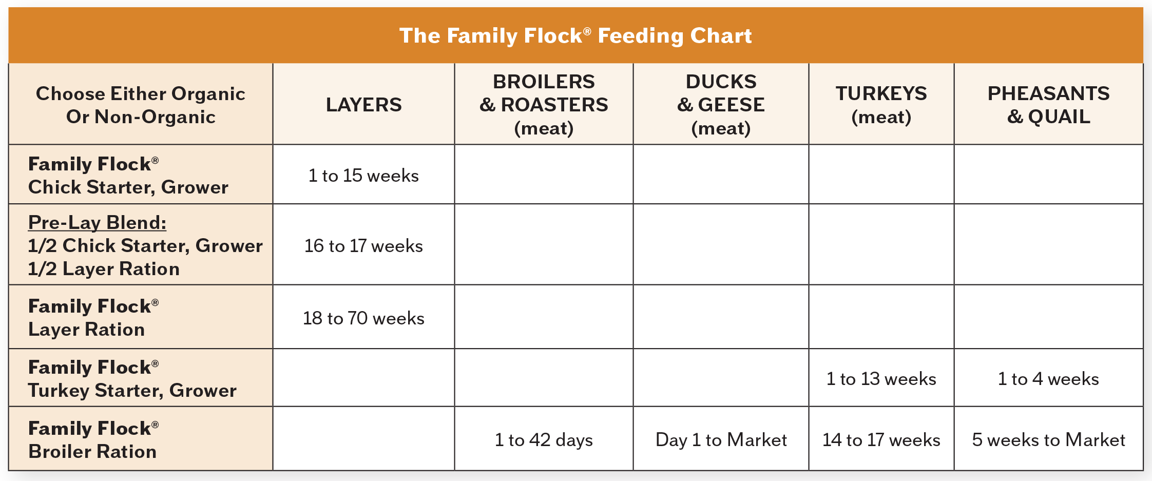 Family Flock Layer Crystal Creek